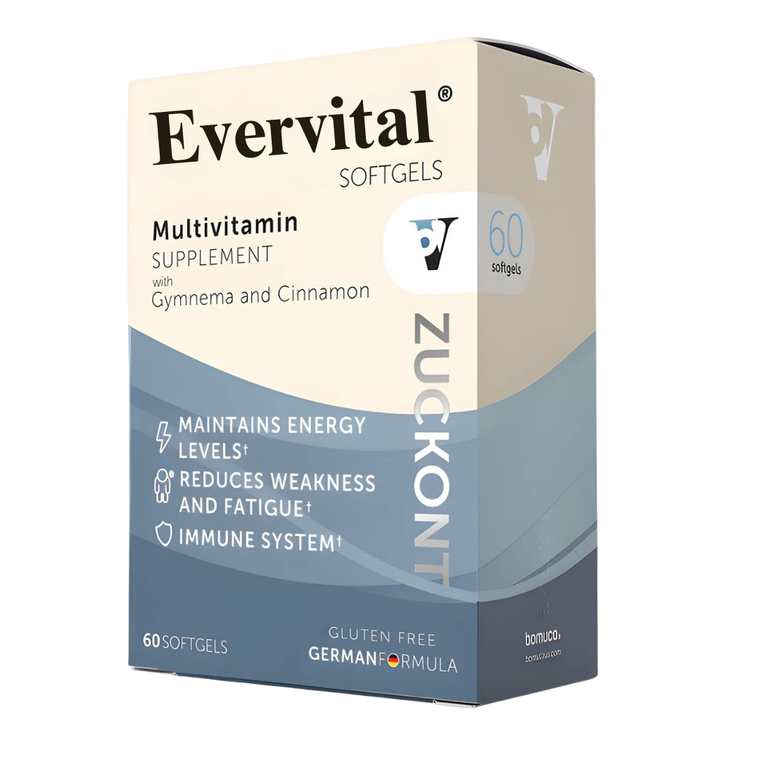 EVERVITAL ZUCKONT 60 SOFTGELS – Octa Vitals